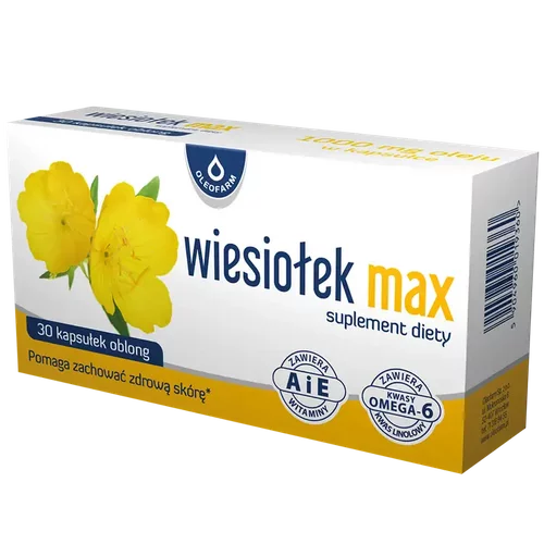 Wiesiołek MAX - 30 kapsułek - Oleofarm24